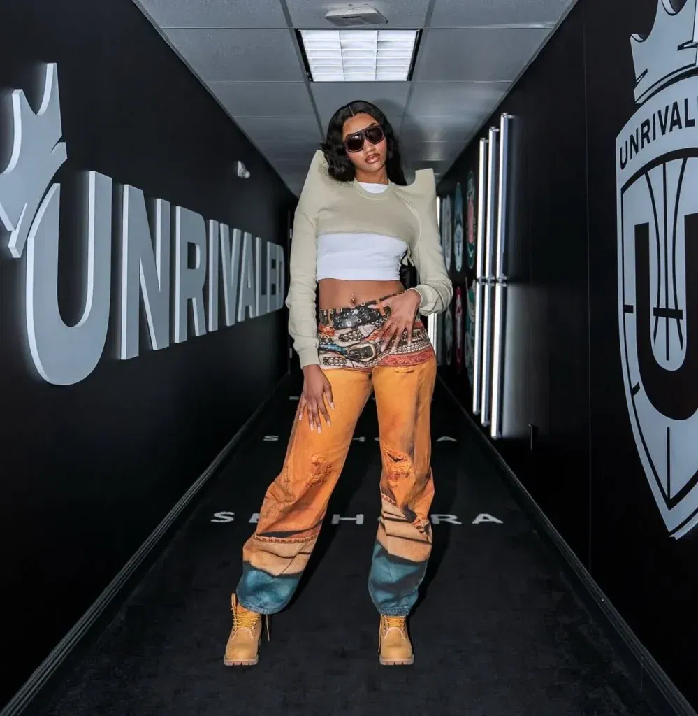 Angel Reese Turns Heads with Futuristic Pre-Game Fit Before Dominant ...