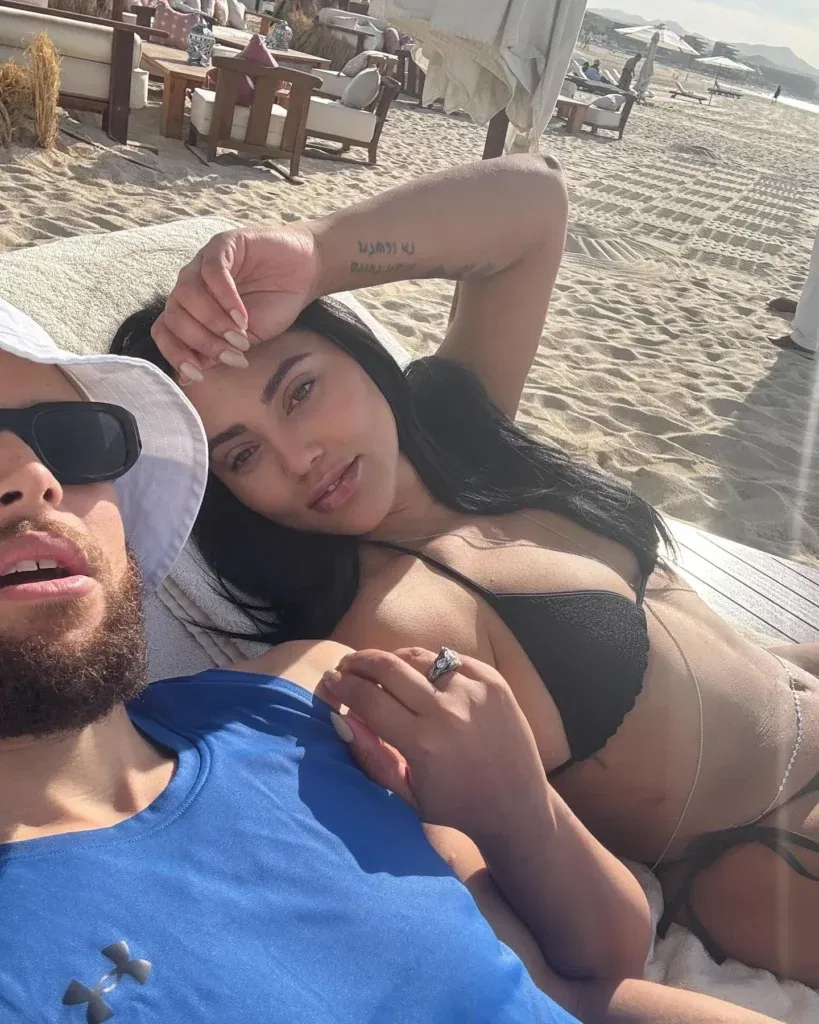 Ayesha Curry Stuns in Rare String Bikini Selfie Alongside Steph in Cabo ...