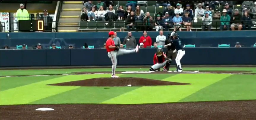 Georgia Pitcher Brian Curley’s Unusual Windup and 100 MPH Fastball ...