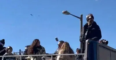 Viral Footage Captures Moment Howie Roseman Was Struck by a Beer Can ...