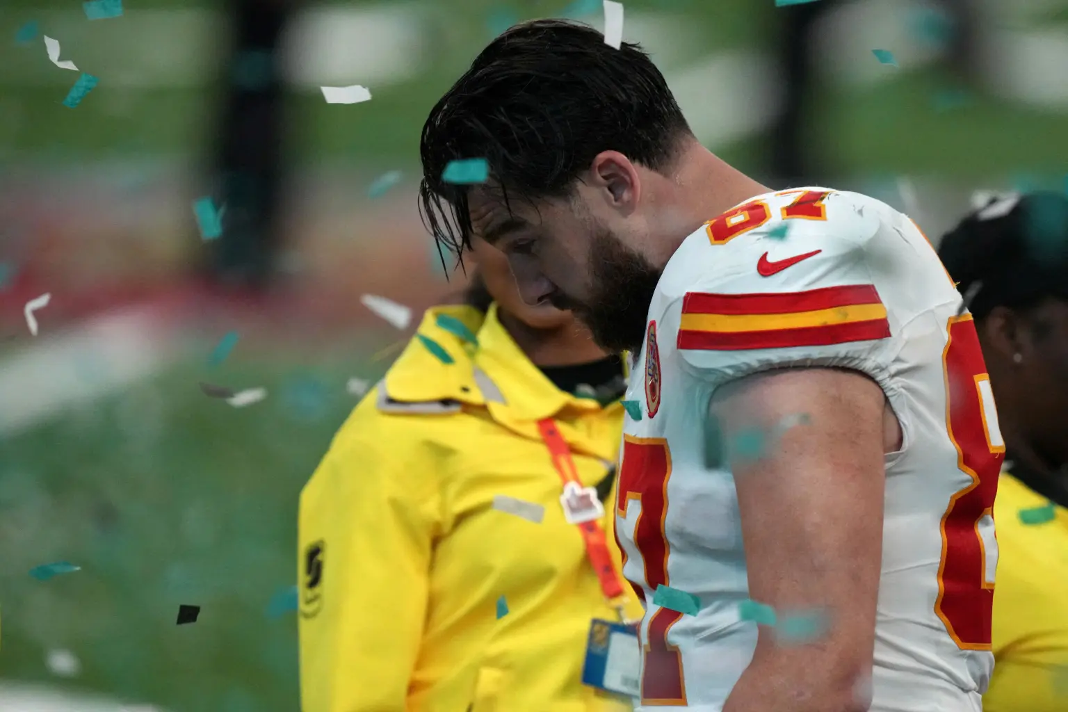 Travis Kelce Cried During Pre-Super Bowl Speech Amid Retirement ...