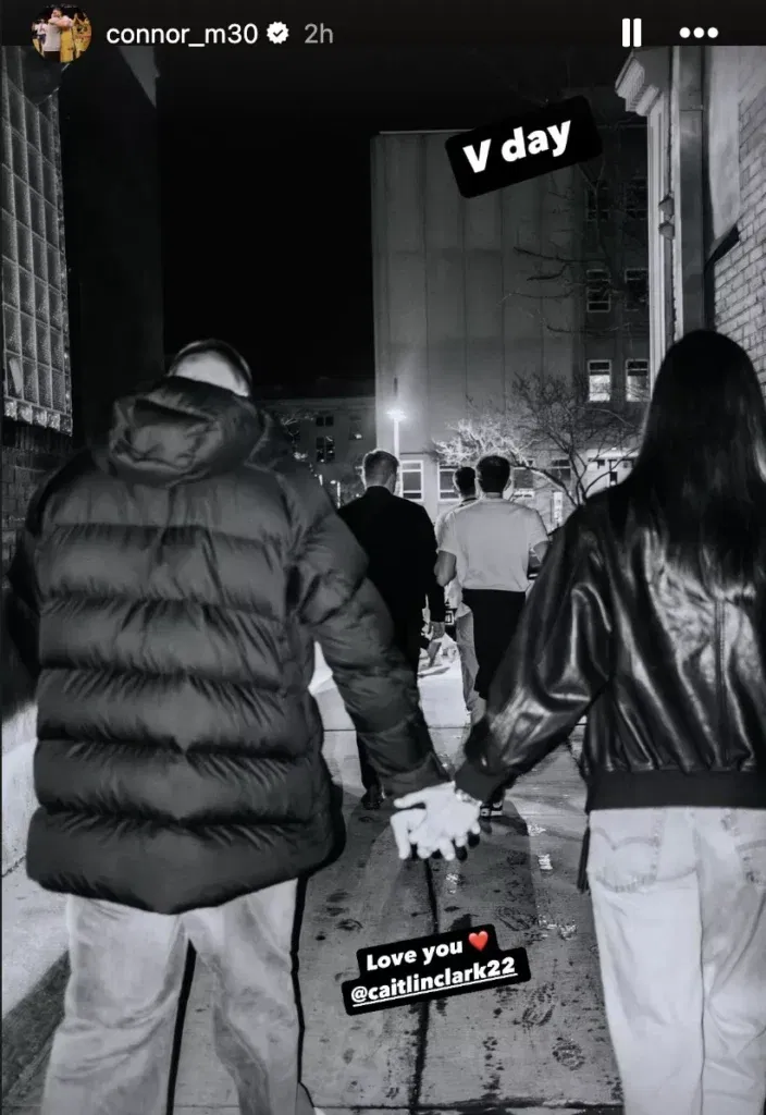 Caitlin Clark and Connor McCaffery Celebrate Valentine's Day with a ...