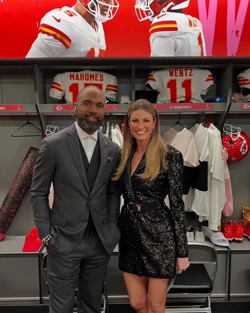 Erin Andrews Super Bowl Look Draws Comparisons to Taylor Swift’s Iconic ...