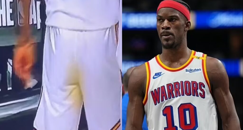 Jimmy Butler Sparks Fan Reactions After Mystery Stain Incident in ...