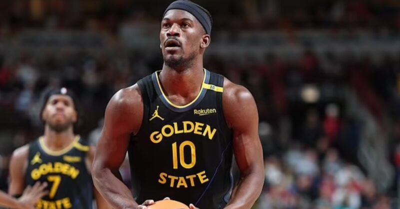 Jimmy Butler Sparks Fan Reactions After Mystery Stain Incident in Warriors' Loss to Mavericks ...