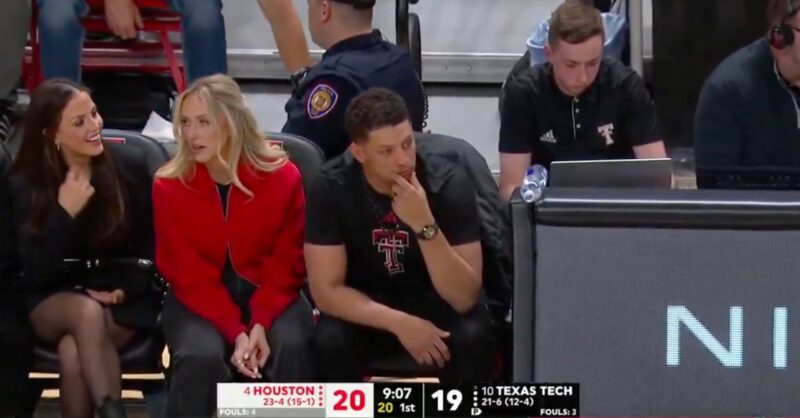 Patrick Mahomes Joins Wild Celebration After Texas Tech Fan Drills 94 ...