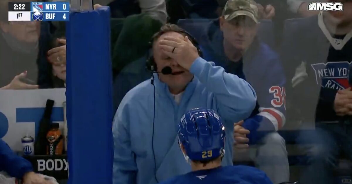 Buffalo Sabres Announcer Rob Ray Drops F-Bomb After Taking Puck to the ...