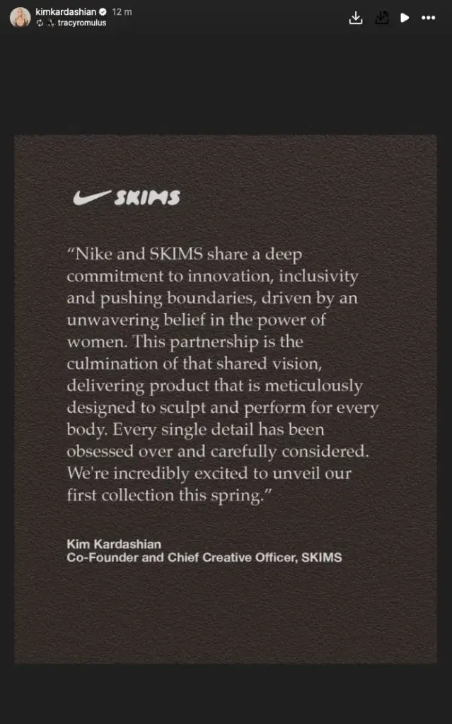 Kim Kardashian Teams Up with Nike for New Skims Brand Launch - TMSPN