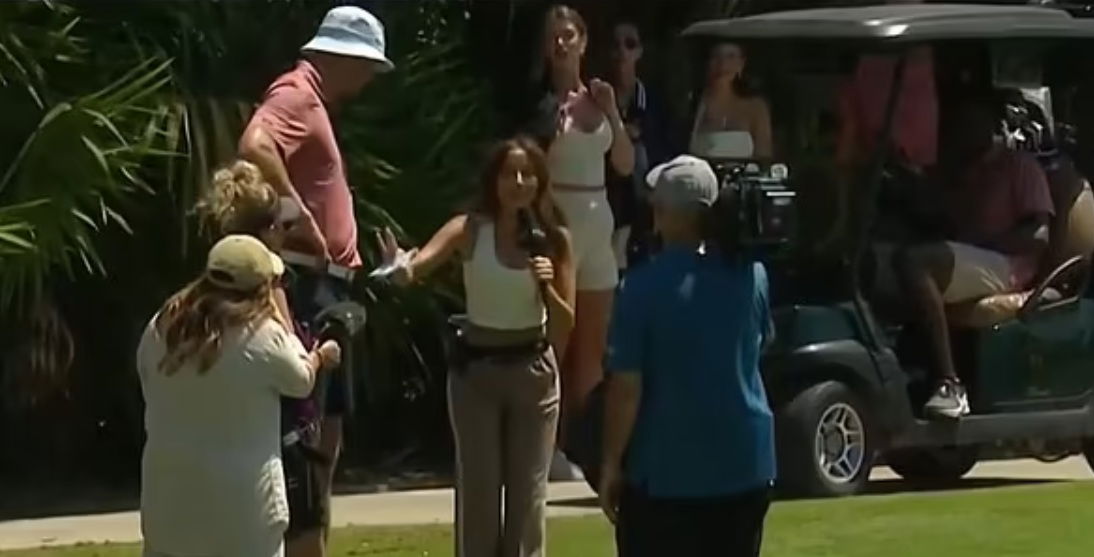 Kay Adams Hit by Golf Ball in Scary Incident Following NFL Star’s ...