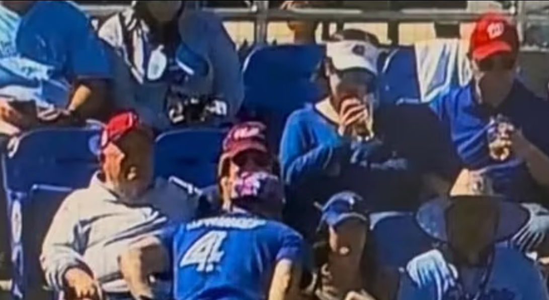 Baseball Fan Suffers Unfortunate Wardrobe Malfunction During Blue Jays ...