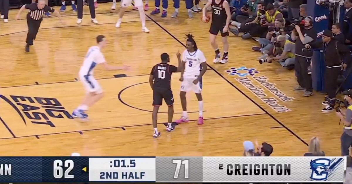 Late-Game Fireworks: UConn-Creighton Scuffle Breaks Out Over Last ...