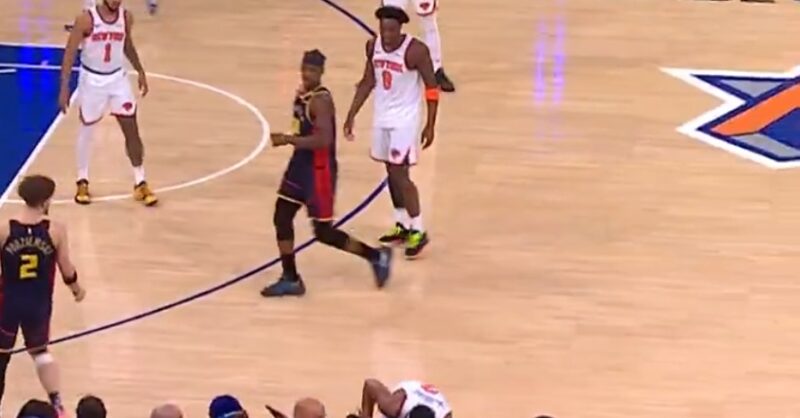 Jennifer Hudson Caught in the Action: Courtside Collision at Knicks ... Jennifer Hudson Caught in the Action: Courtside Collision at Knicks ...