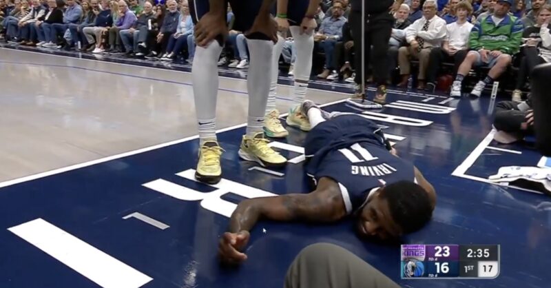 Mavericks Fans in Disarray as Kyrie Irving Suffers Injury in Blowout ...