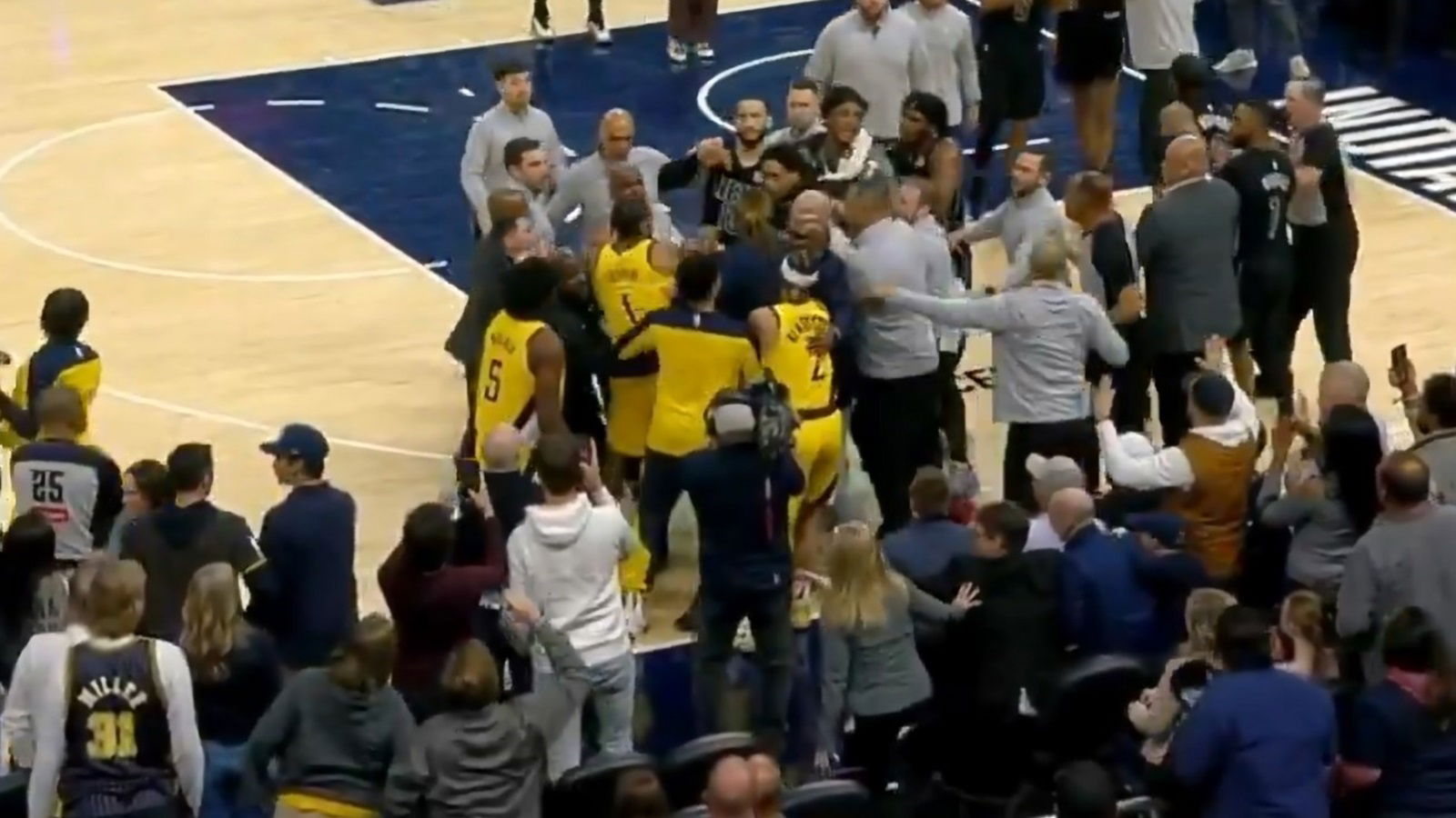 Heated Scuffle Erupts During Pacers vs. Nets Showdown - TMSPN
