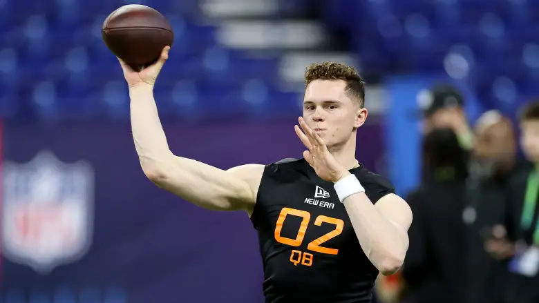 Undrafted Quarterback and Fiancée Celebrate New York Jets Deal with ...