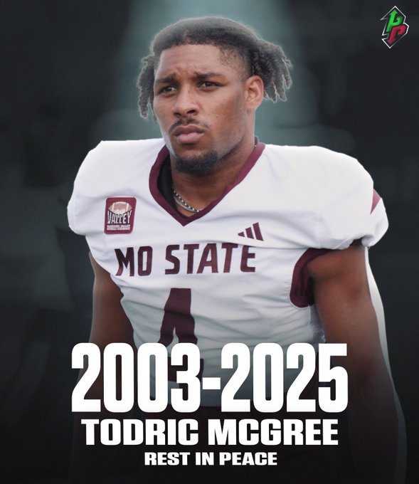 College Football Player Todric McGee, 21, Dies from Reported Accidental Self-Inflicted Gunshot ...