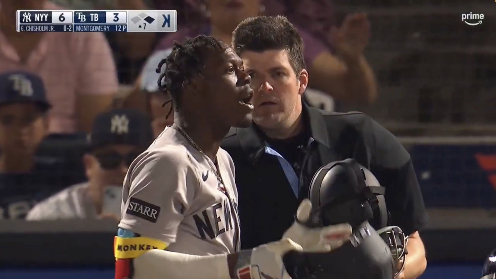 Jazz Chisholm Jr. Ejected After Controversial Strike Call, Fires Off ...