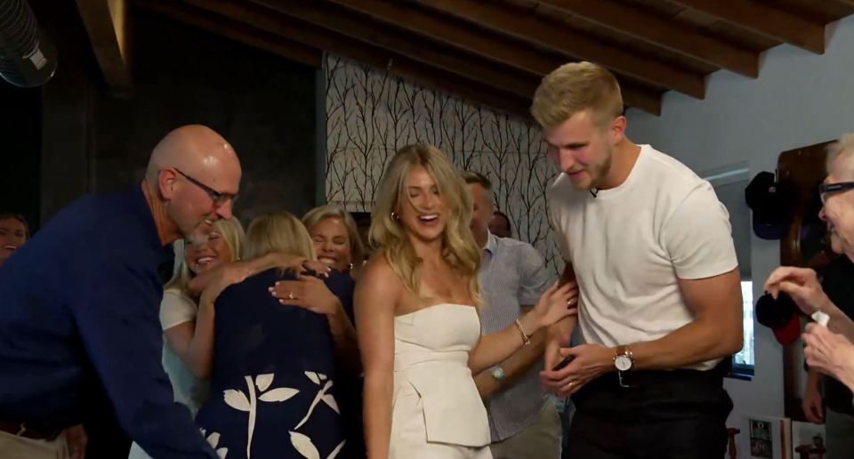 Tyler Shough Celebrates Draft Night with Wife, Sister, and Dog Stealing ...