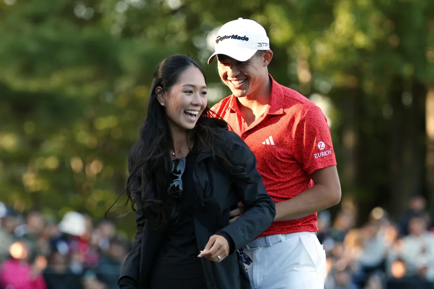 Collin Morikawa Receives Firm Pep Talk From Wife Ahead of Masters ...