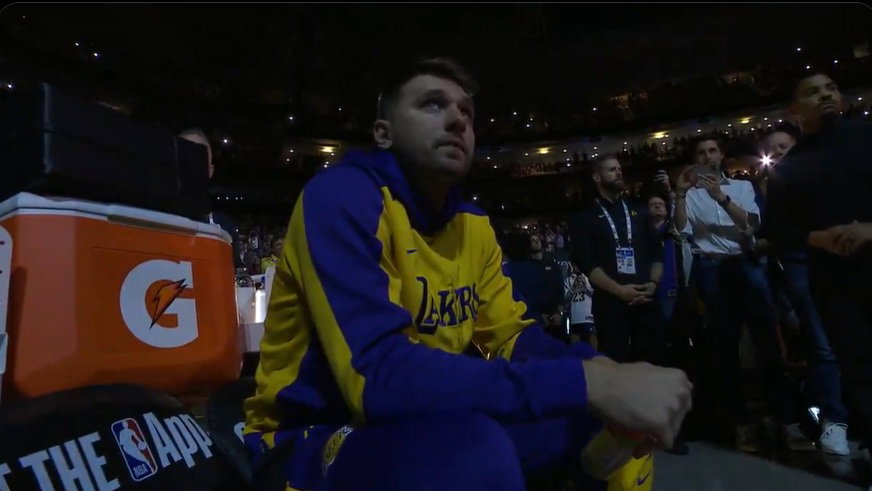 Emotional Moment as Luka Doncic Tears Up During Dallas Tribute - TMSPN