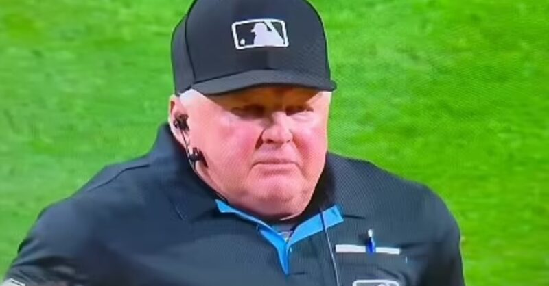 MLB Umpire Caught on Hot Mic Unleashing F-Bomb After Blown Call - TMSPN