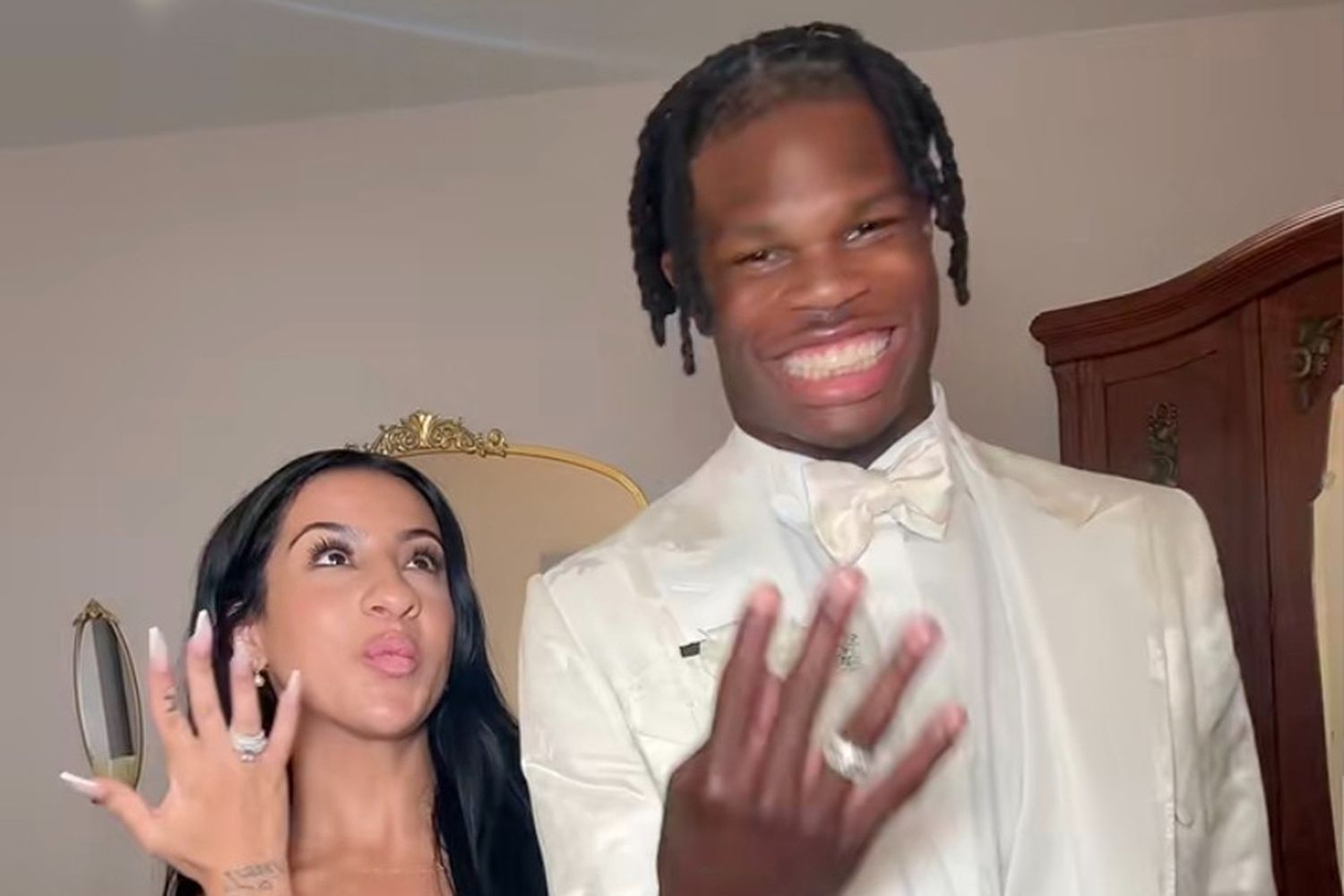 Travis Hunter’s Wife Sends Bold Message to Angel Reese - TMSPN