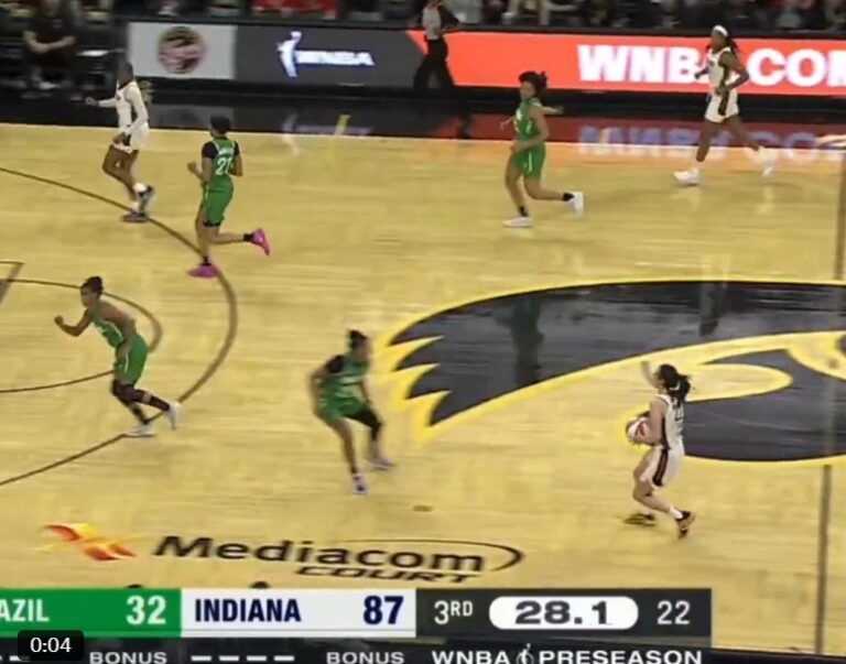 Caitlin Clark Drains Jaw-Dropping 35-Foot Three-Pointer Against Brazil ...