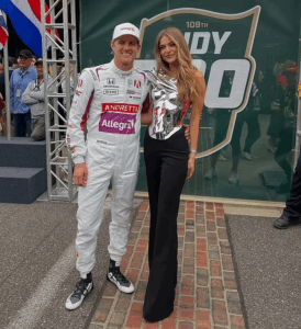 Indy 500 Star’s Stunning Wife Steals Spotlight While Consoling ...