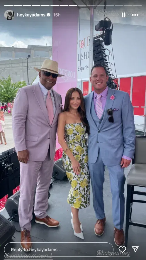 Kay Adams Stuns in Eye-Catching Ensemble at Kentucky Derby - TMSPN