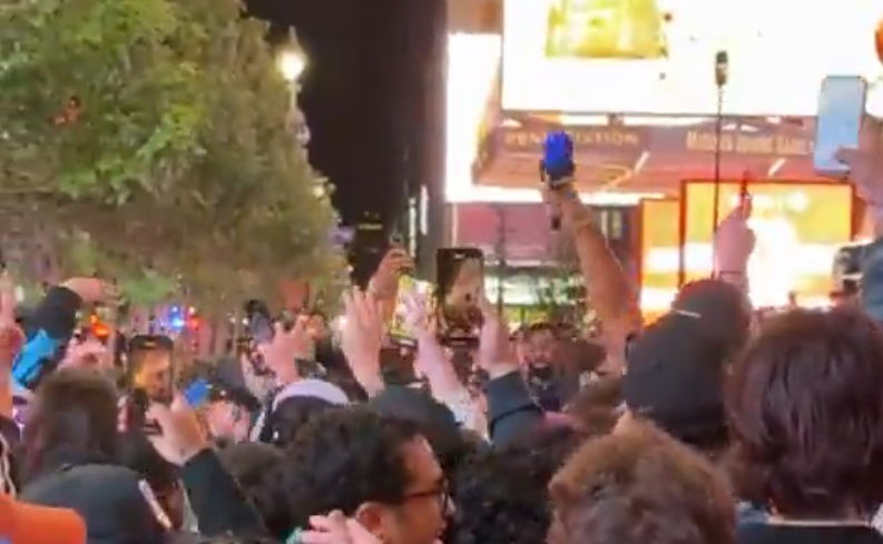 Knicks Fans Chant ‘Knicks in Four’ Outside MSG—Then Watch Their Team ...
