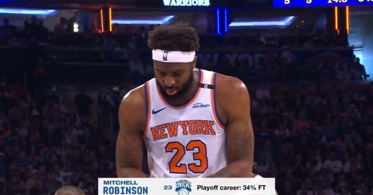 Mitchell Robinson’s Free Throw Woes Hit New Low in Game 3 Embarrassment ...