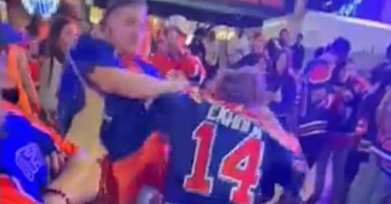 Violence Erupts Among Oilers Fans Following Game 5 Victory Over Kings ...