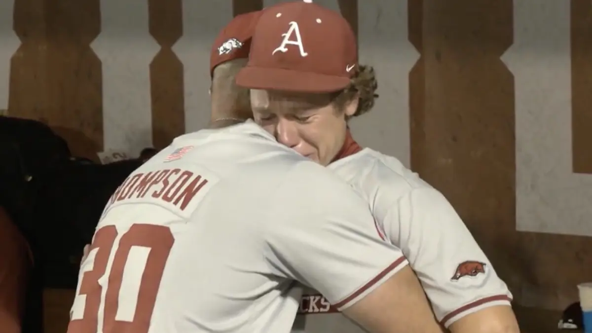 Arkansas Rallies Around Heartbroken Charles Davalan After Costly Error ...