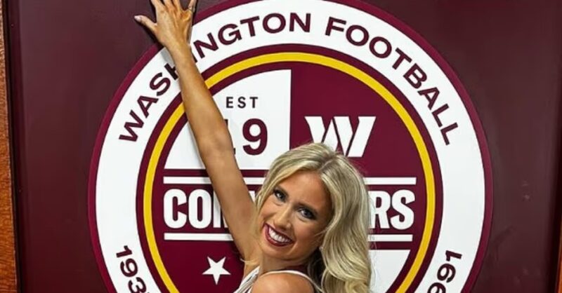 Washington Commanders Honor Departing Cheerleader After ‘Five ...