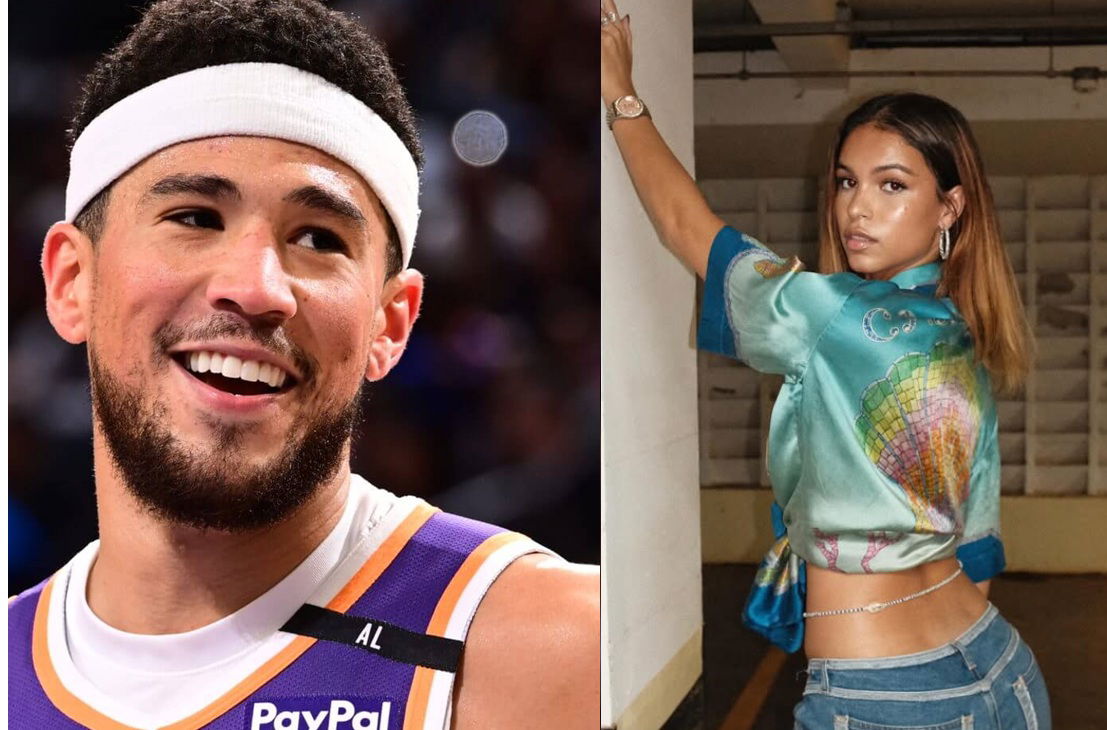 Devin Booker Spotted Holding Hands with Model Virgínia Magalhães in ...