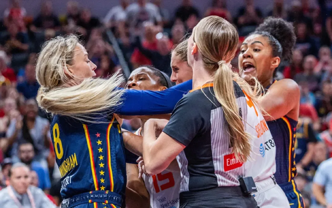 Caitlin Clark’s Teammate Sparks Chaotic Brawl After She’s Poked in the ...