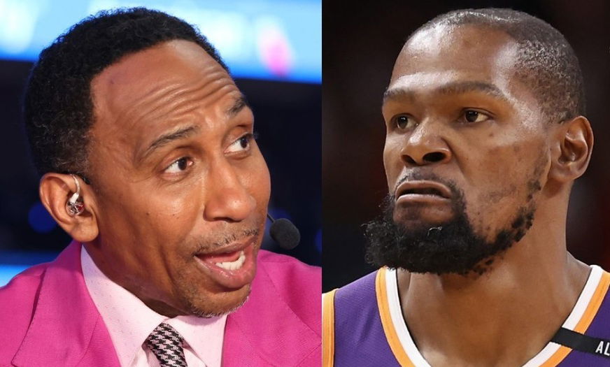 Kevin Durant Trolls Stephen A. Smith for Playing Solitaire on His Phone During NBA Finals ...