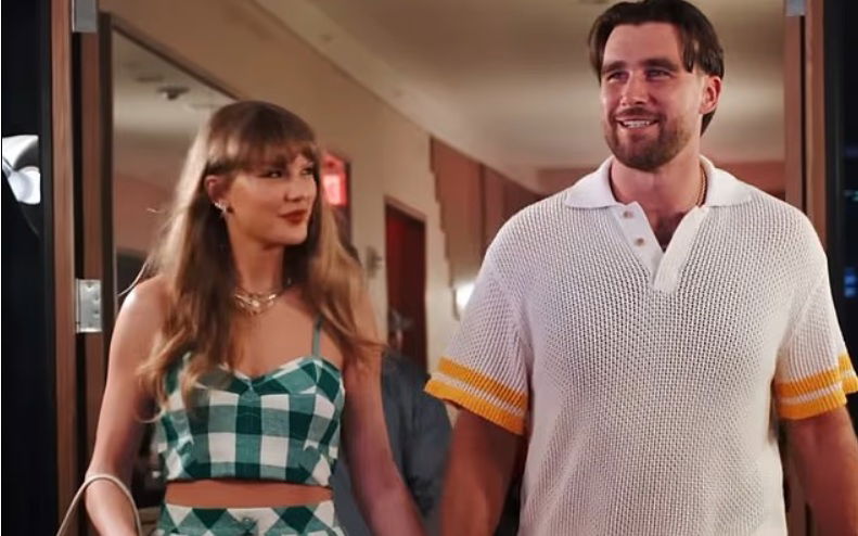 Steamy Photo of Taylor Swift and Travis Kelce Surfaces as His Reaction to Surprise Nashville ...