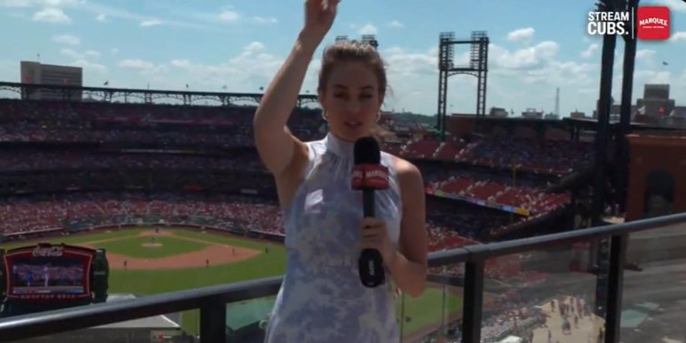 Fan’s Bikini Outfit Steals the Spotlight During Cubs Game Broadcast - TMSPN