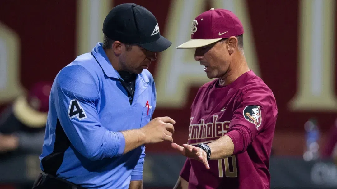 Florida State Baseball Coach Explodes in Epic Ejection After Rival ...