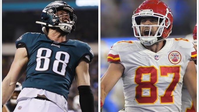 Eagles’ Dallas Goedert Pokes Fun at Travis Kelce’s Slimmer Look, Suggests He’s Been ‘Traveling a ...