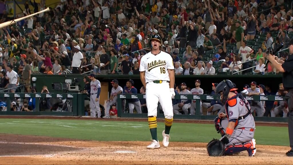 A’s Rookie Stuns Astros with Walk-Off Homer and Bat Flip of the Year - TMSPN