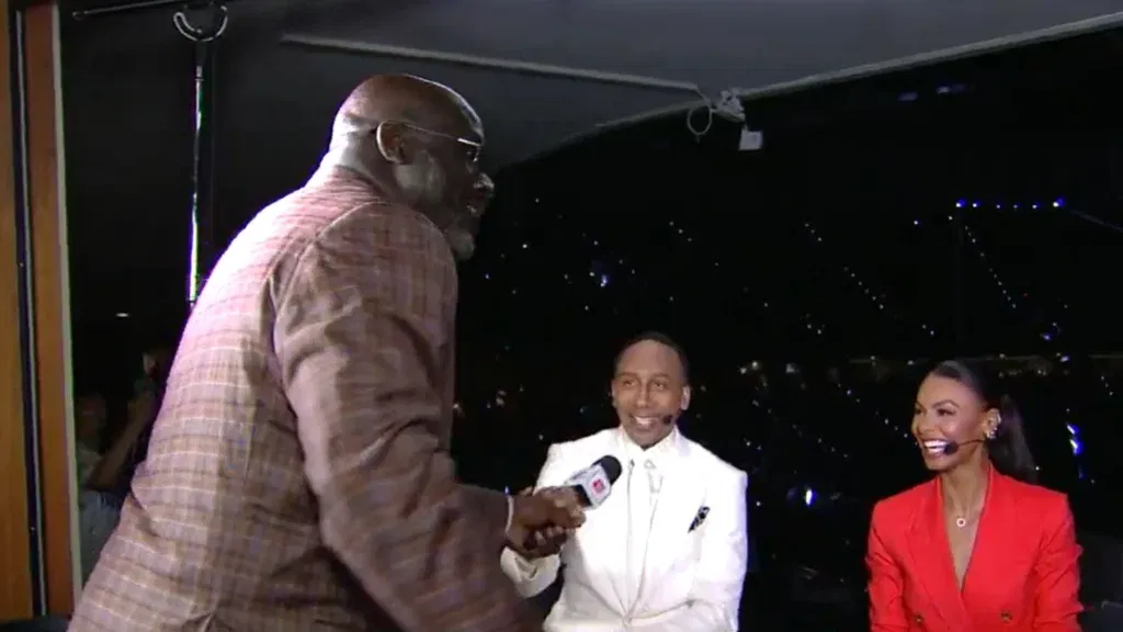 Shaq Makes Surprise Appearance on ESPN’s ‘NBA Countdown’ Pregame Show ...