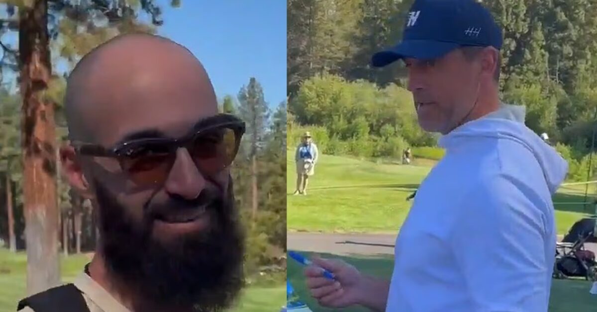 Aaron Rodgers Confronts 'Autograph Hound' in Viral Standoff at Lake ...