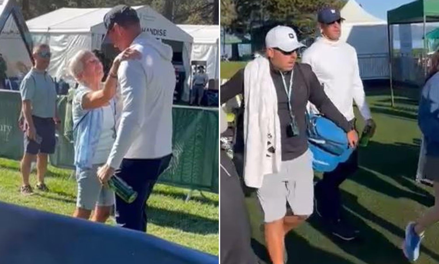 Aaron Rodgers Reunites with His ‘Grandma’ at Golf Tournament — But ...