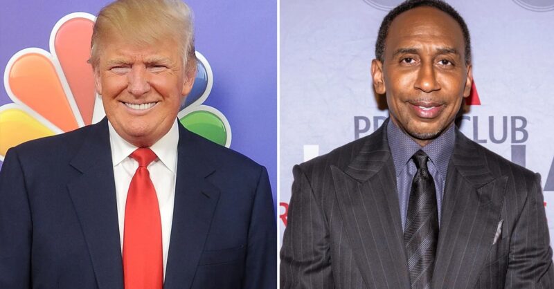 Donald Trump Fires Back at Stephen A. Smith After Knicks' NBA Finals ...
