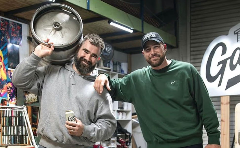 Travis and Jason Kelce’s Beer Brand Skyrockets in Value Less Than a ...