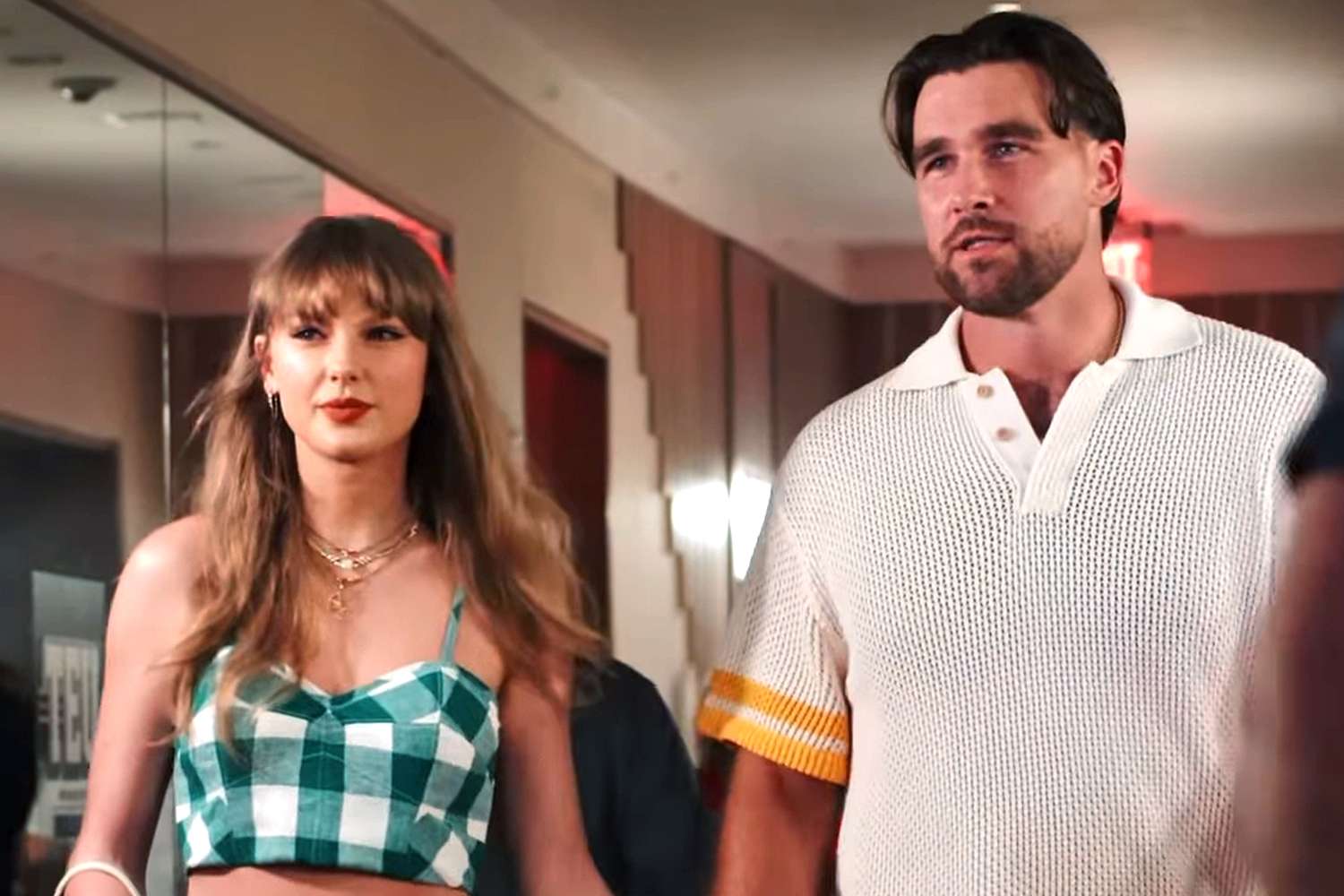 Taylor Swift and Travis Kelce Trade Flirty, Foul-Mouthed Banter as She ...