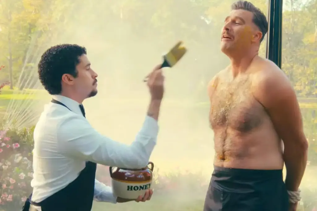 Travis Kelce Strips Down to Apron and Gets Covered in Honey for ...