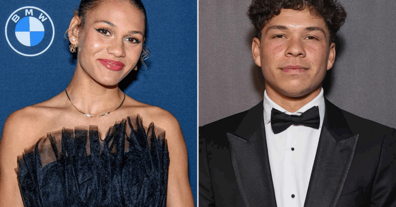 Trinity Rodman Turns Heads in Elegant Blue Dress While Cheering on ...